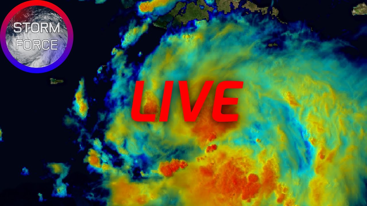 Tropical Storm Grace Makes Landfall in Jamaica | Automated Live Stream ...
