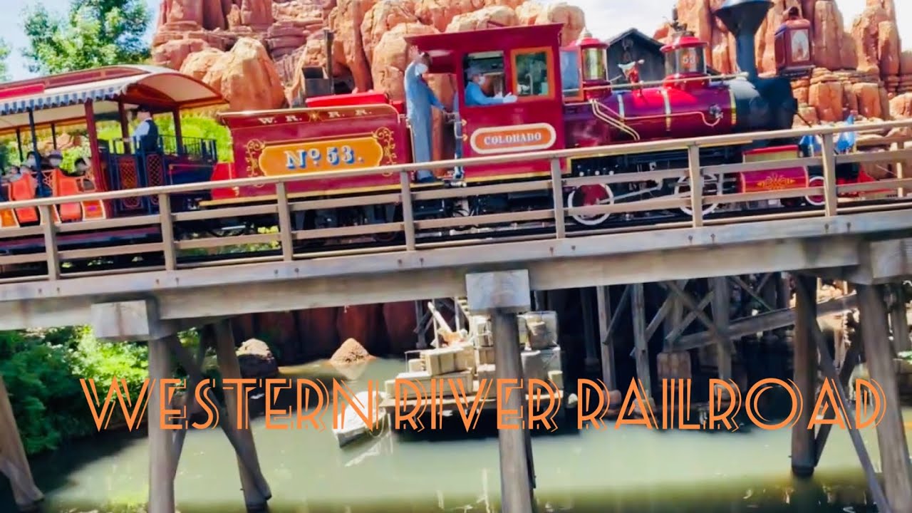 WESTERN RIVER RAILROAD/東京ディズニーランド - YouTube