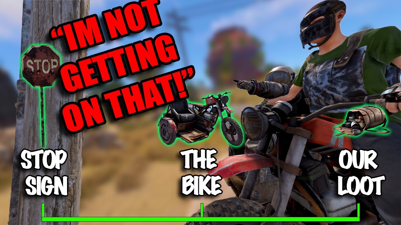 Rust Motorbike RAGE #rust #rustpvp #rustgame - YouTube
