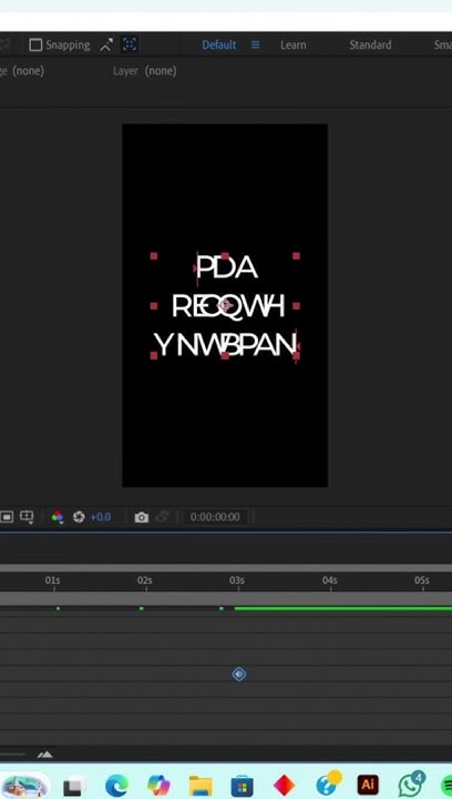 Character offset text animation in after effects #aftereffects #animation #trendingshorts # ...