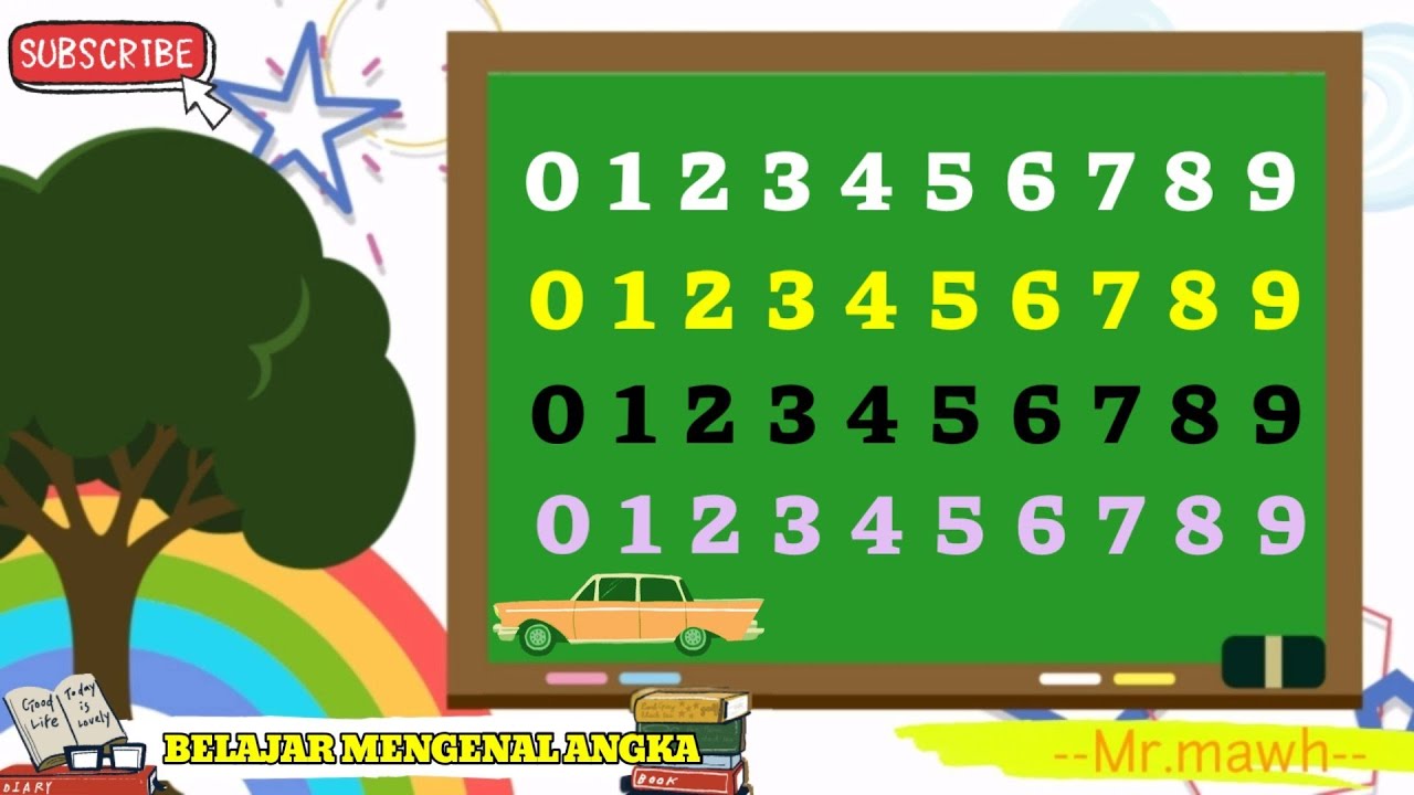 BELAJAR MENGENAL ANGKA || MENGENAL ANGKA UNTUK ANAK || BELAJAR ANGKA ...