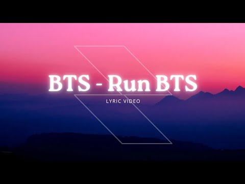 BTS - Run BTS - [Lyric Video] - YouTube