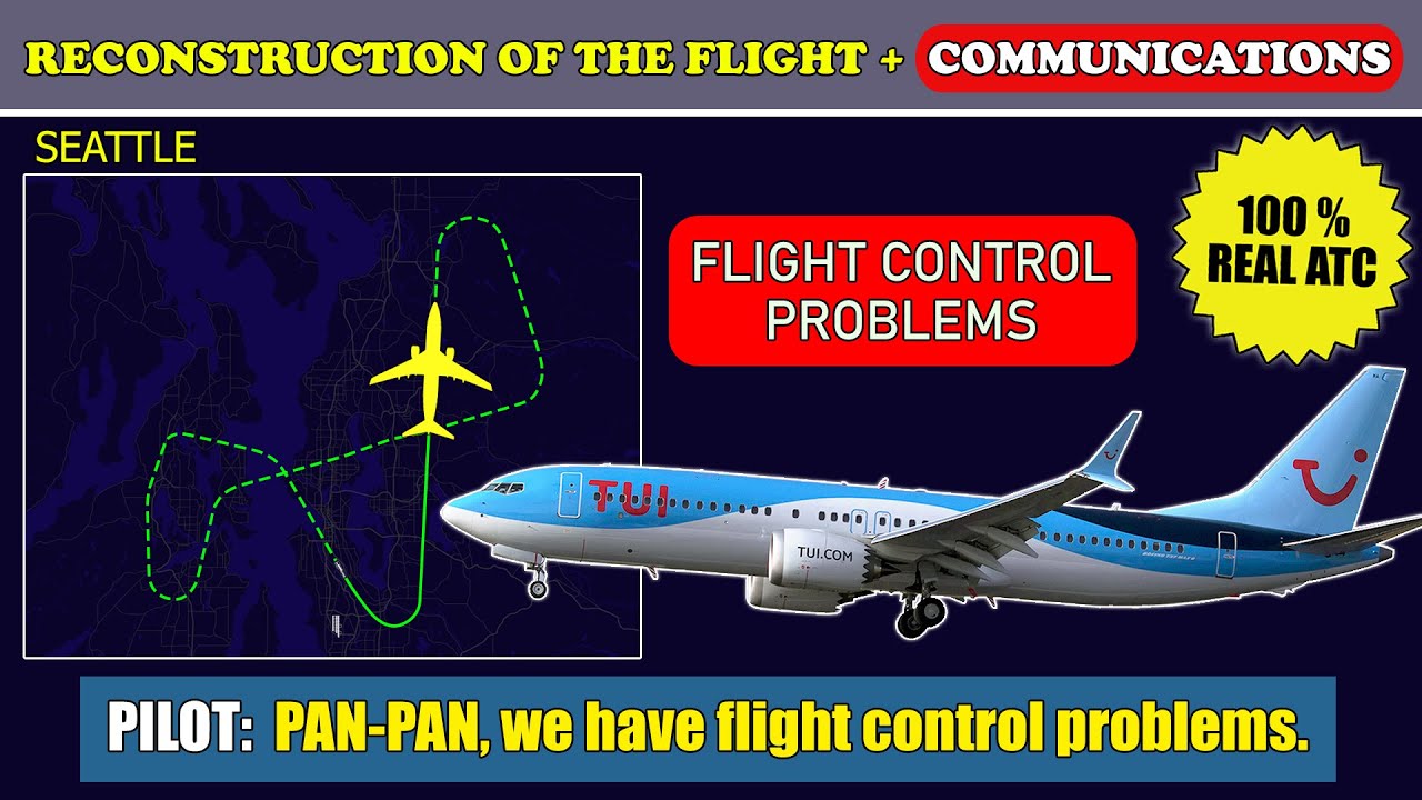 Boeing 737 MAX 8 has flight control problems | TUI fly Belgium B38M ...