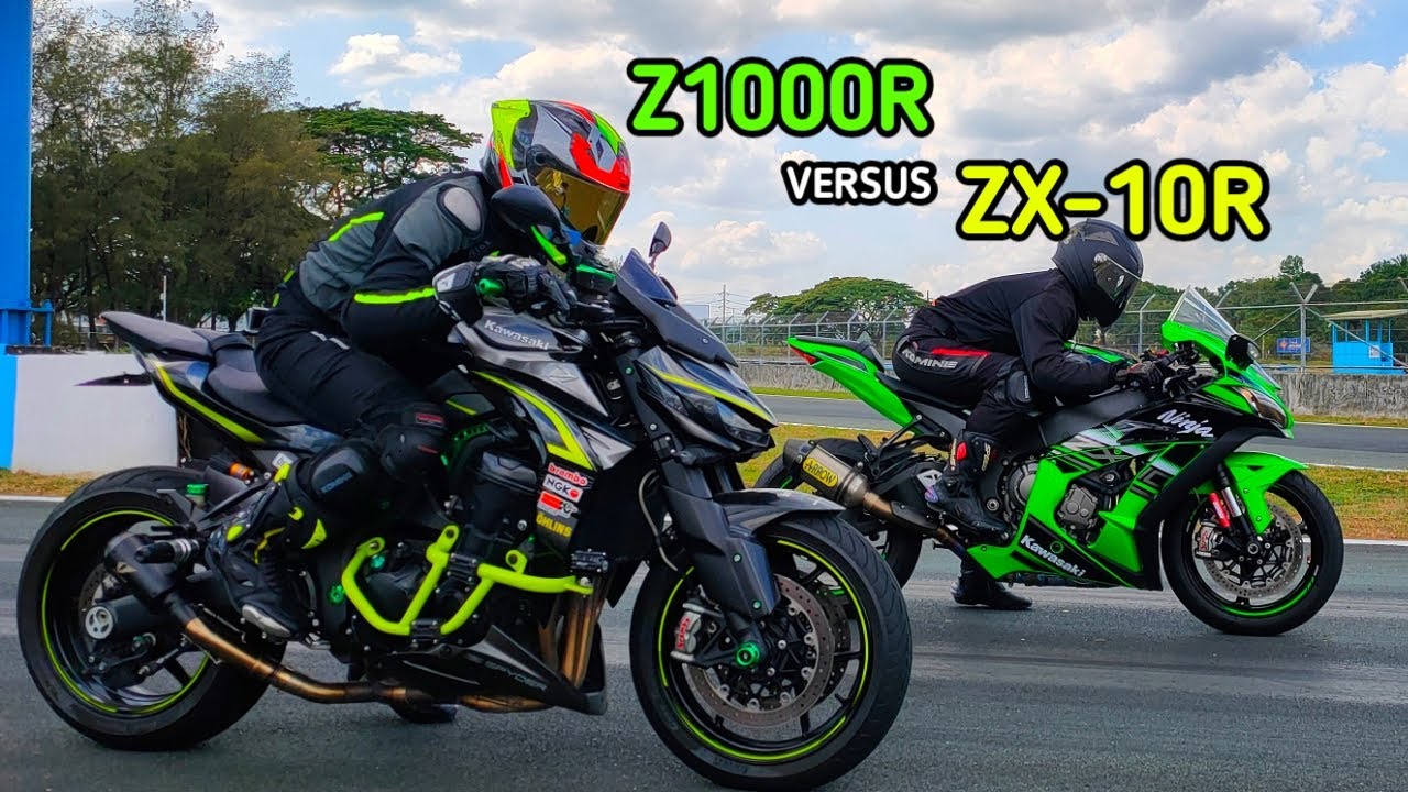 Nasa rider ba ang basehan? Magkakaalaman na | Z1000R vs ZX10R Naked vs ...
