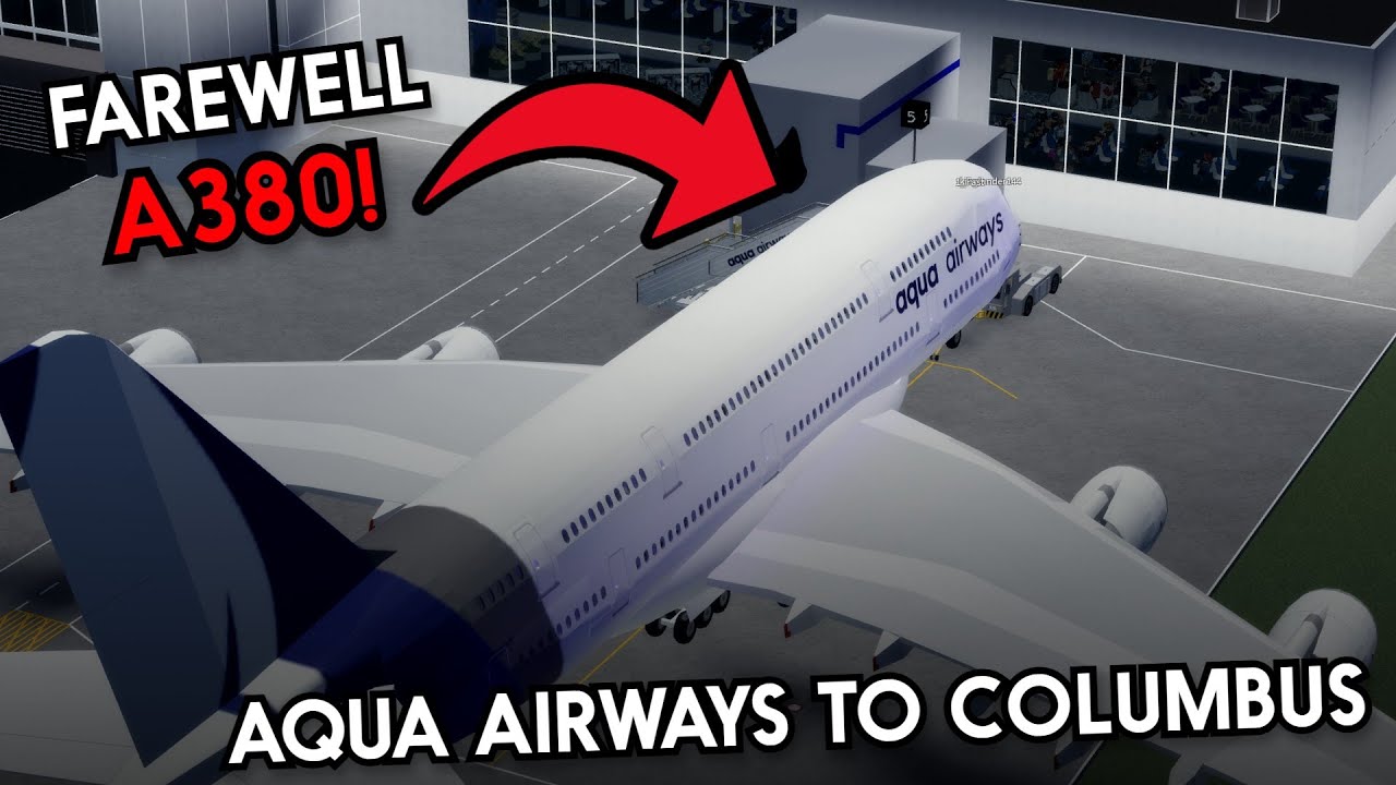 Last A380 Flight at Aqua Airways.. - YouTube