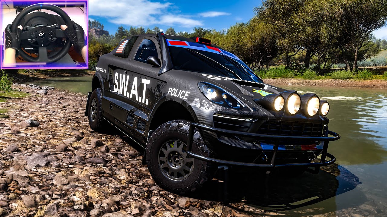 Porsche Macan LPR Rally Raid - Forza Horizon 5 | Thrustmaster T300 RS ...