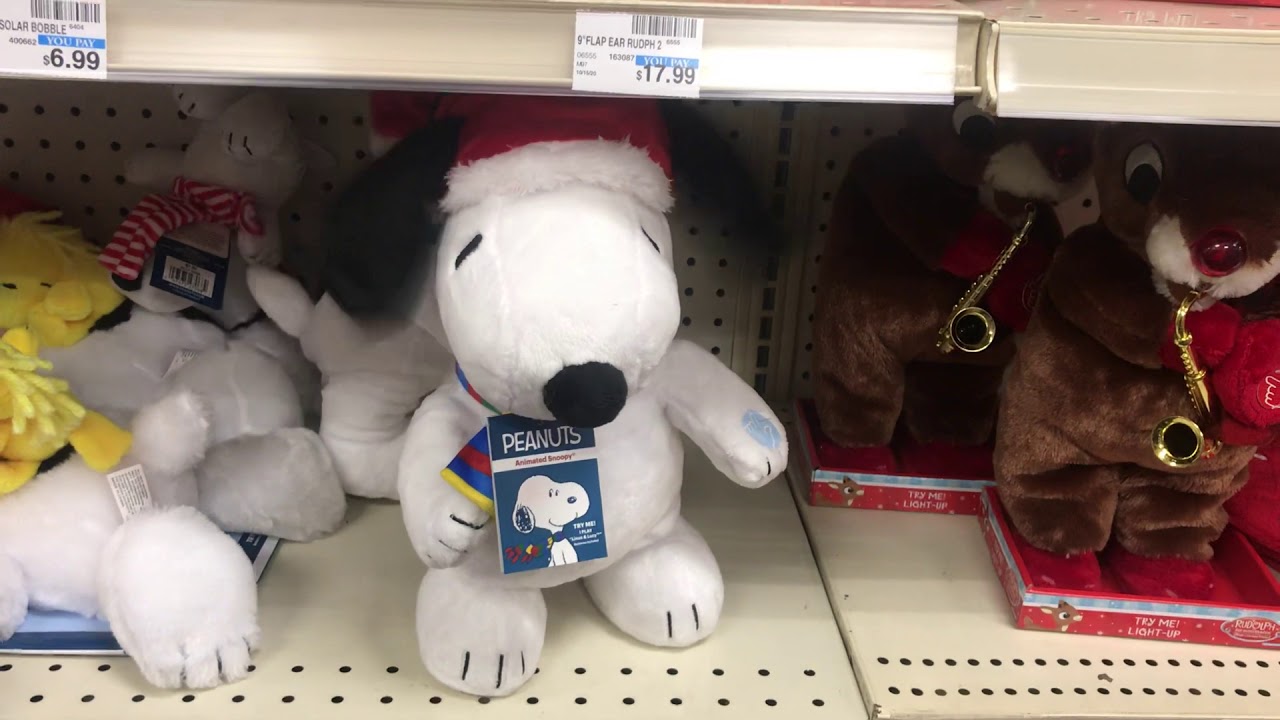 Dandee animated Ear flapping side stepping snoopy - YouTube