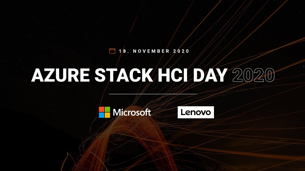Azure Stack HCI Day 2020 Recording #AzureStackHCI #S2D #Hyper-V - YouTube