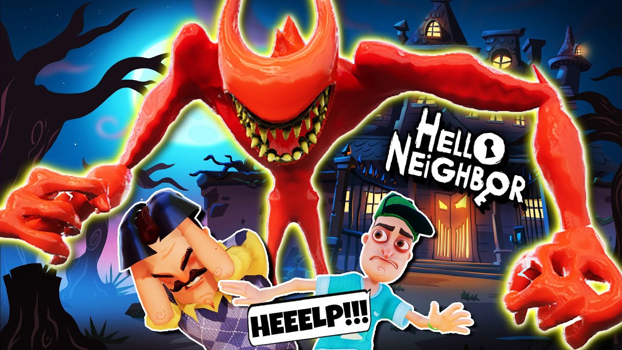 HELLO HALLOWEEN BEAST BENDY | Hello Neighbor Mod - YouTube