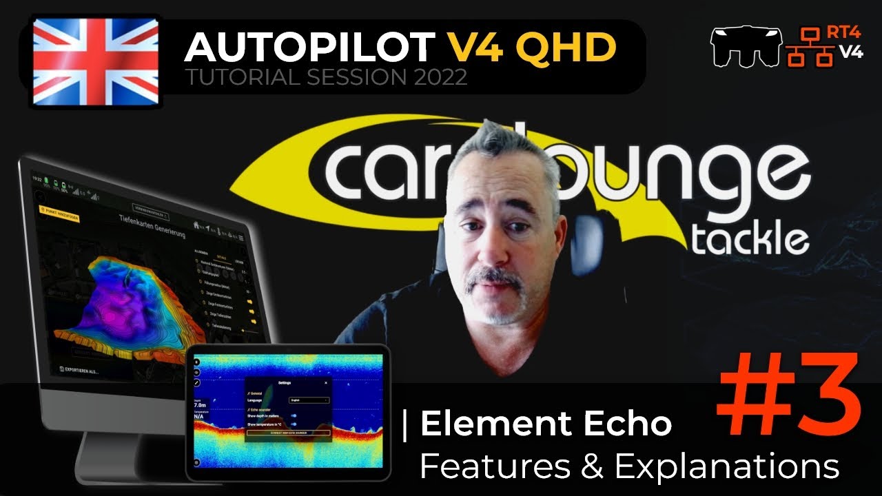 🇬🇧 RT4 AUTOPILOT V4 APP / Tutorials '22 | #3 Raymarine Element QHD Echo ...