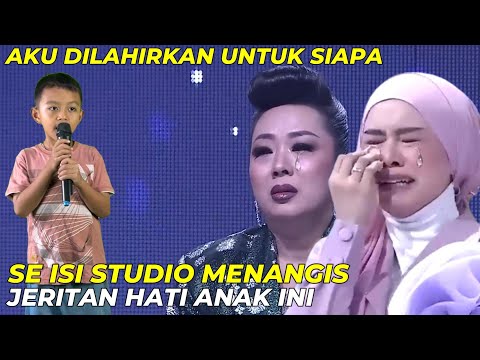 Viral!! Suara merdu jeritan hati anak ini membuat seisi studio menangis