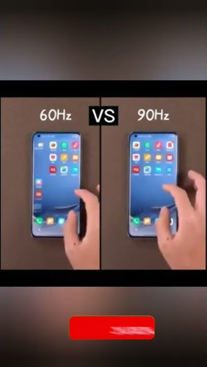 60Hz Vs 90Hz Display Which is Faster⚡⚡ #60hzvs90hz #Comparison #tech #Shorts - YouTube