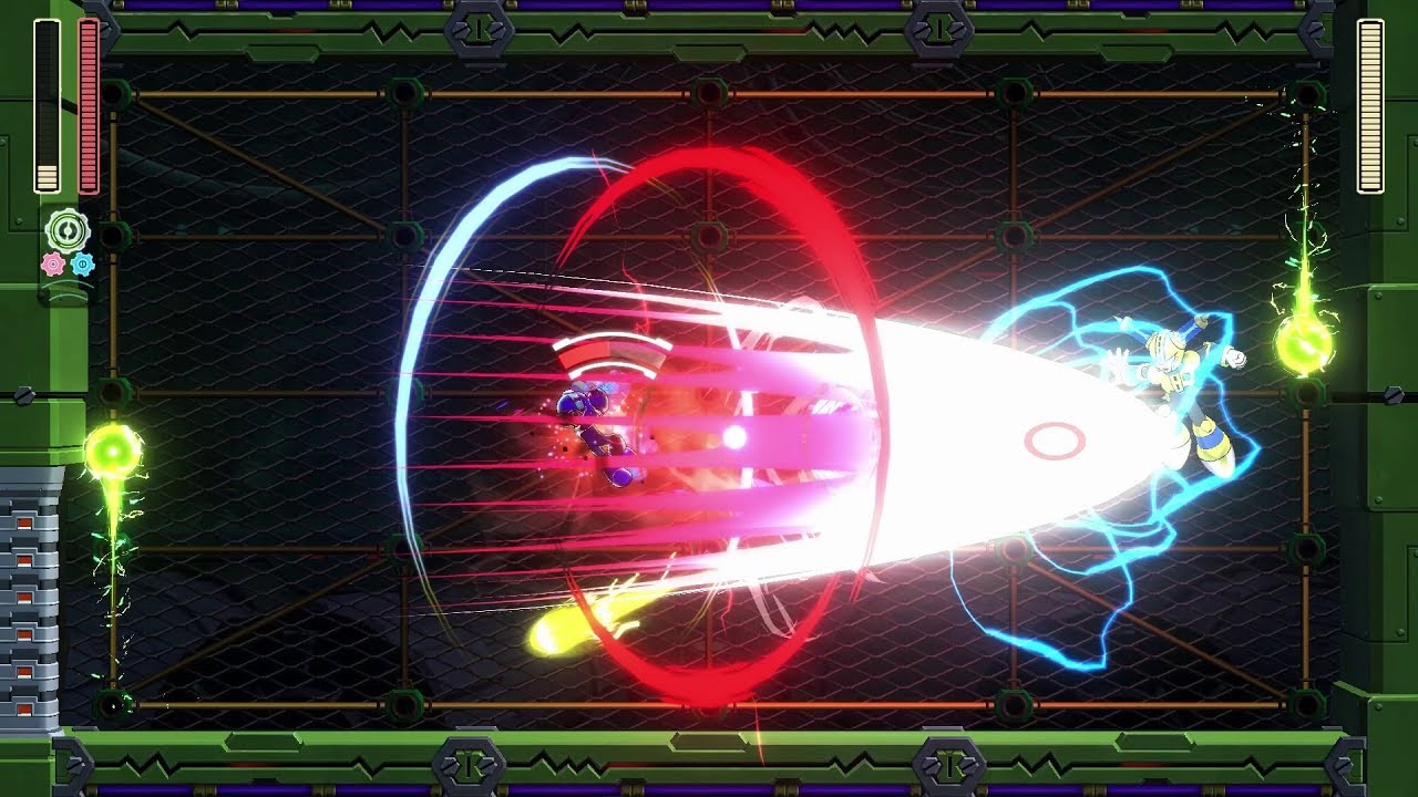 Mega Man 11 - Fuse Man - Energy Dispenser - Double Gear Ultra Buster ...