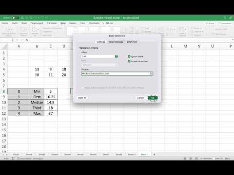 Find Quartiles In Excel Using Quartile Function - Dynamic Example Included - YouTube