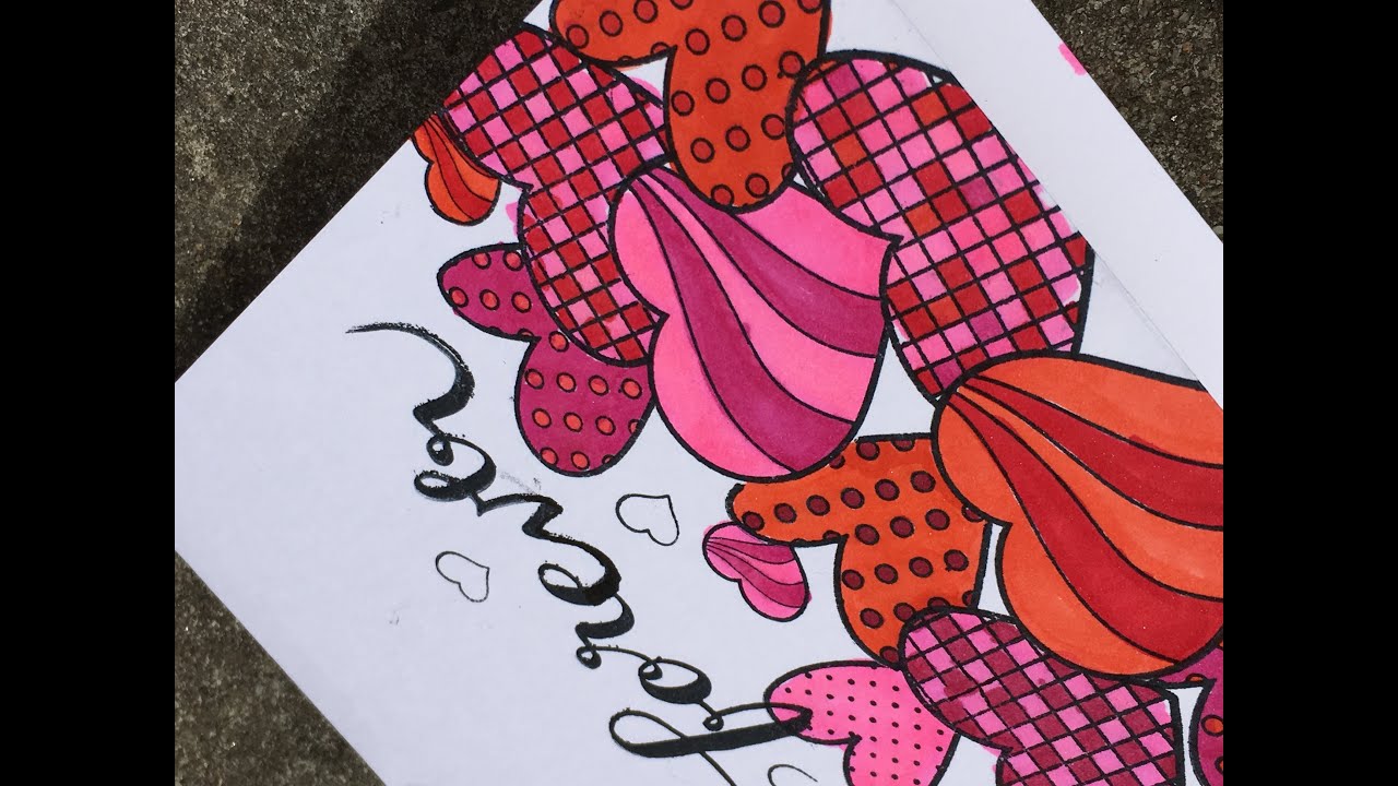 Create a Smile Masked Hearts Technique - YouTube