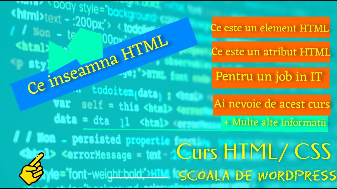 💻Ce inseamna HTML? Hypertext Markup Language, Ce este un atribut HTML💻 ...