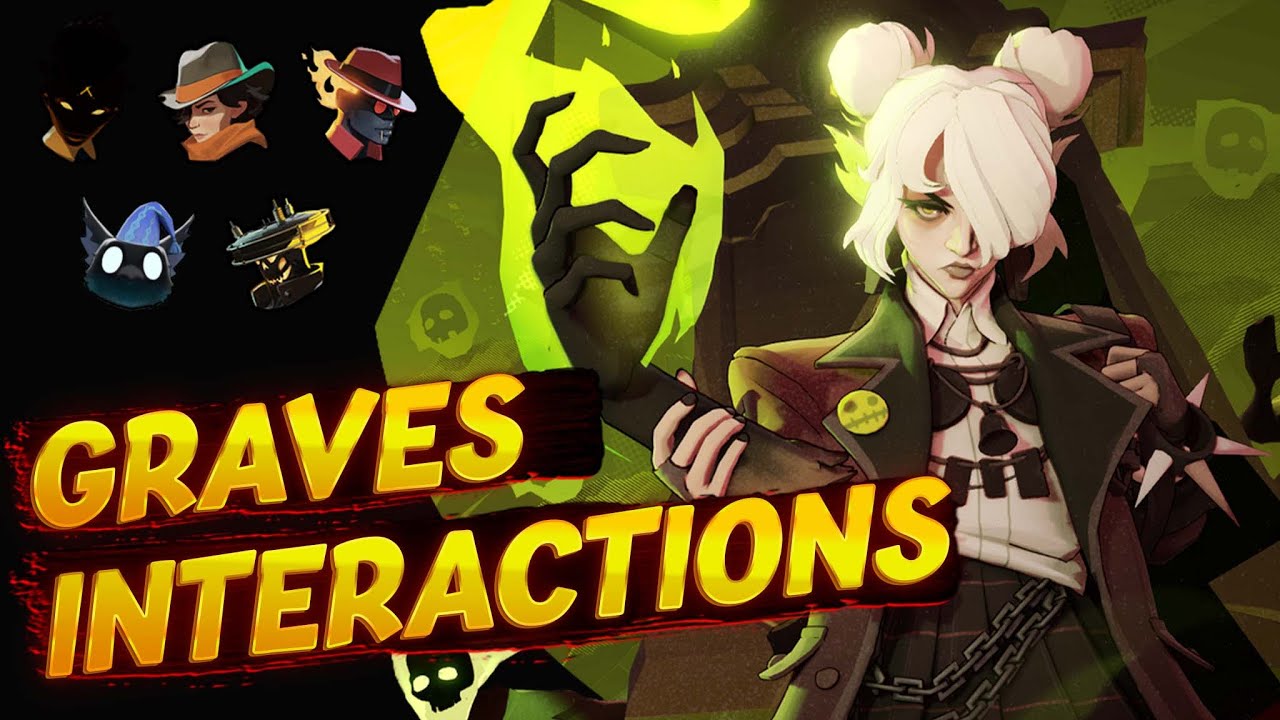 All GRAVES Interactions with other Heroes – Deadlock - YouTube
