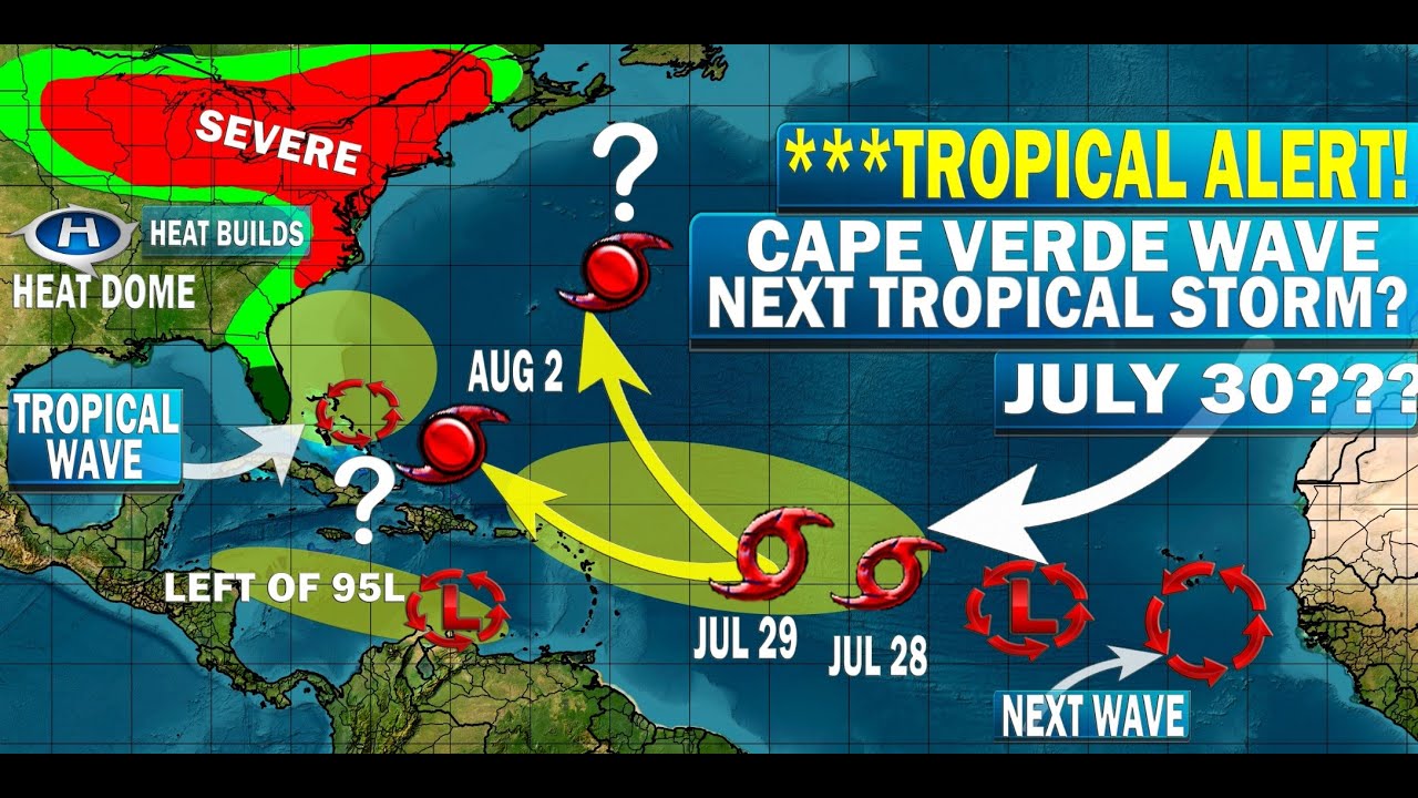 Tropical Storm May Form Jul 30 from a Cape Verde Wave, Potential ...