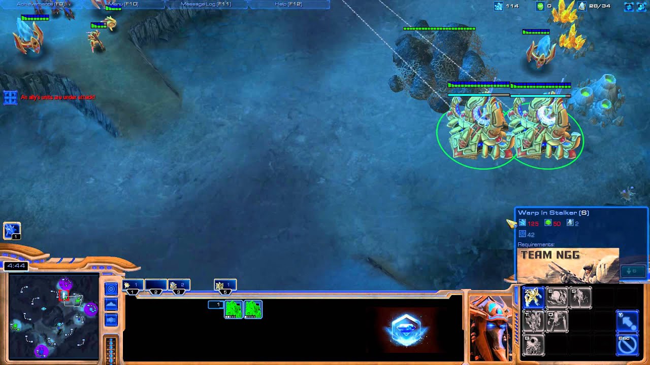 starcraft 2: 2v2 proxy 2 gate rushes till masters - YouTube