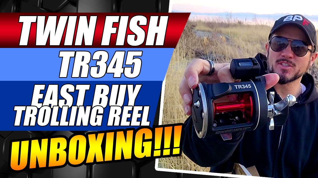 Trolling Reel UNBOXING!!! Twin Fish TR345 East Buy Trolling Reel ...