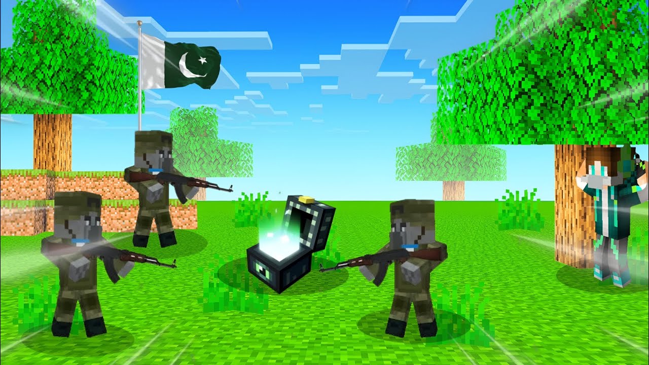 I STOLE A ILLIGAL ITEM IN PAKISTAN MILITARY BASE #viral #minecraft ...