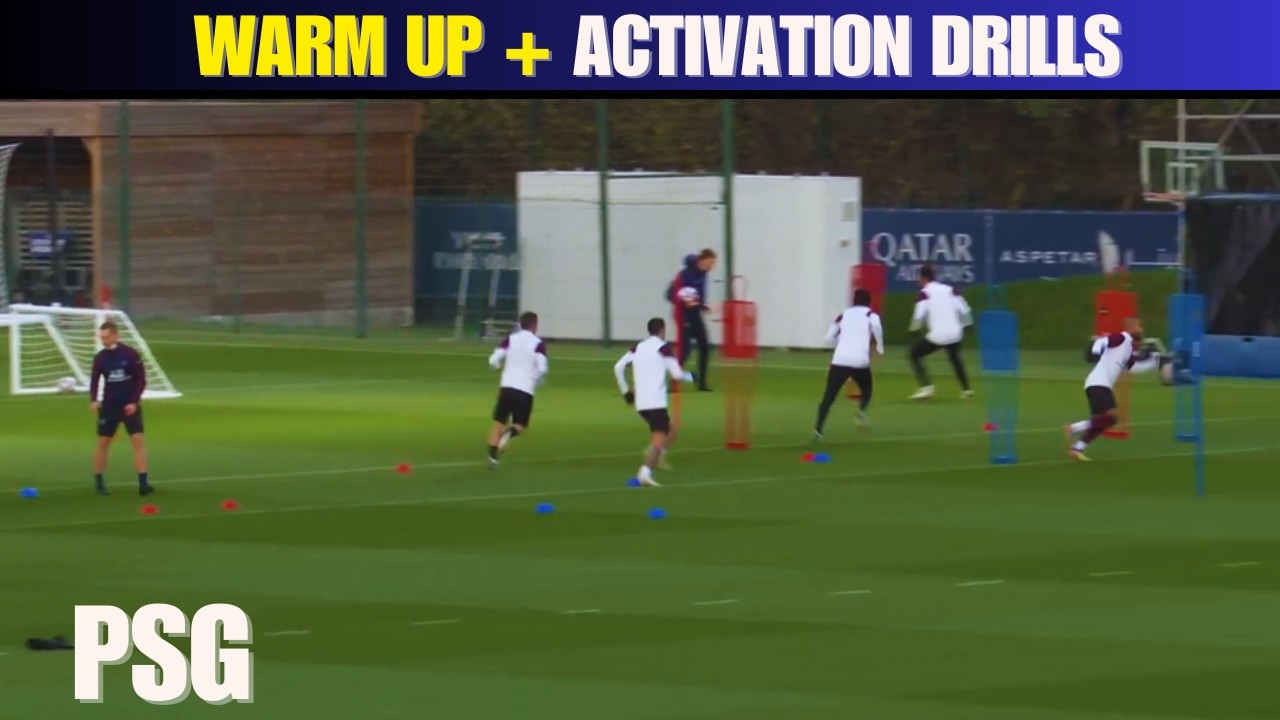 PSG Training / Warm Up + Activation Drills - YouTube