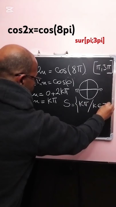ÉQUATION TRIGONOMÉTRIQUE DE BASE cosx est périodique de période 2pi. cosx=cos(x+2pi) - YouTube