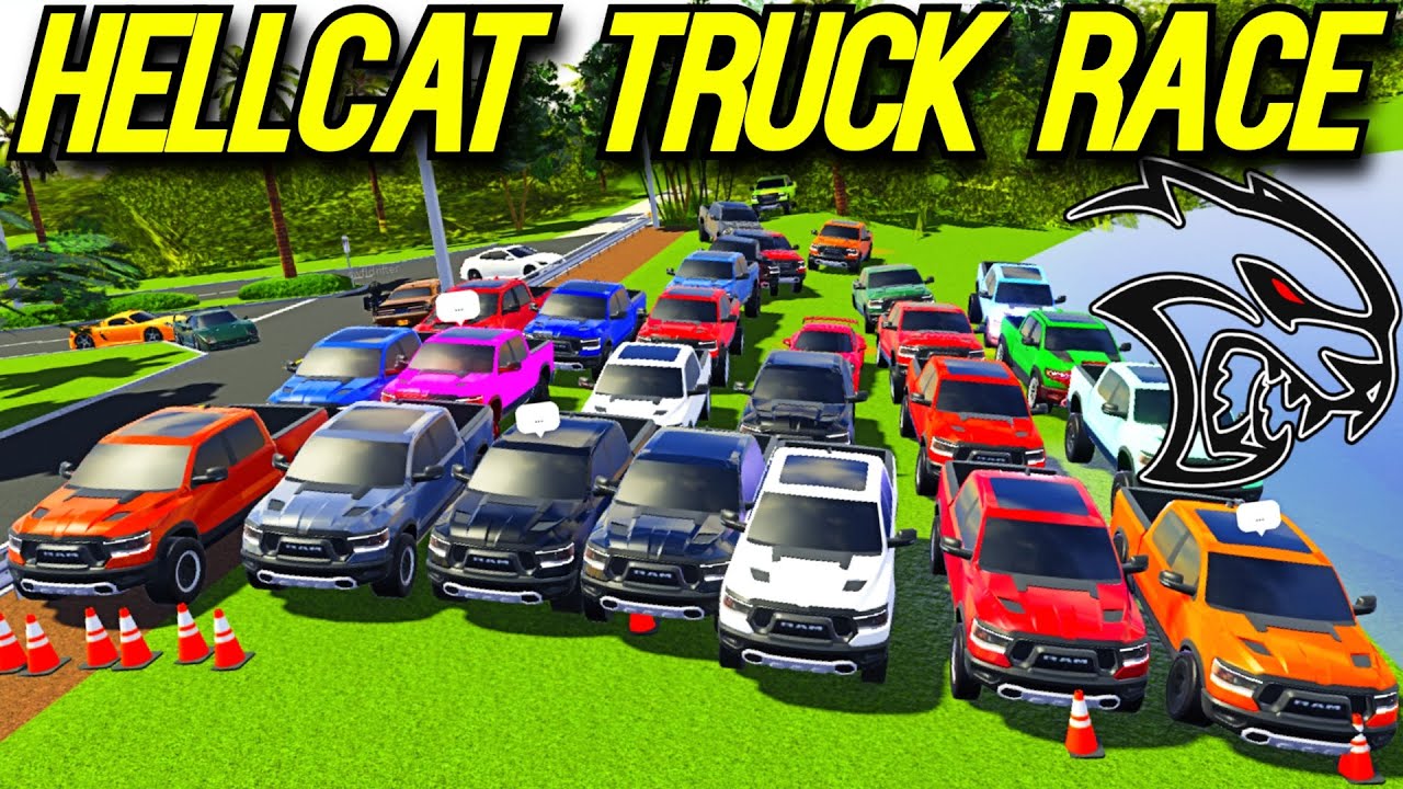 CRAZY HELLCAT TRUCK RACE IN SOUTHWEST FLORIDA! - YouTube