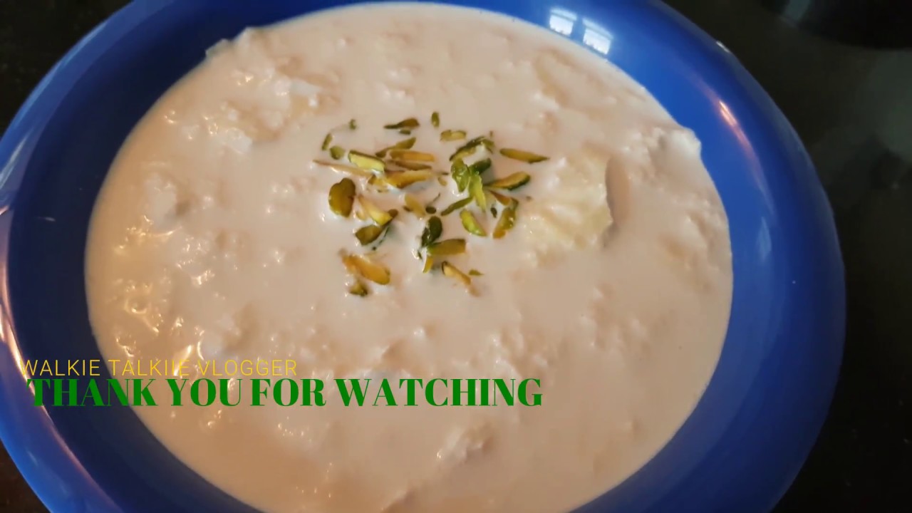 Rabadi Recipe -Creamy rabri - YouTube