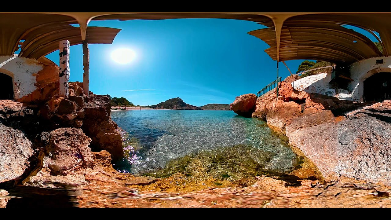Immersive 360º Relaxing Cala des Bot in Menorca experience - Nature ...