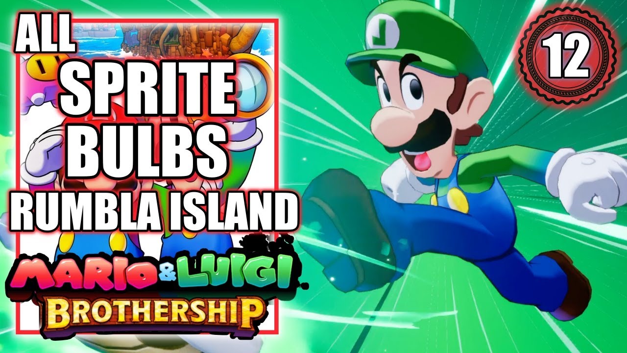 Mario and Luigi Brothership – All Sprite Bulb Locations on Rumbla ...