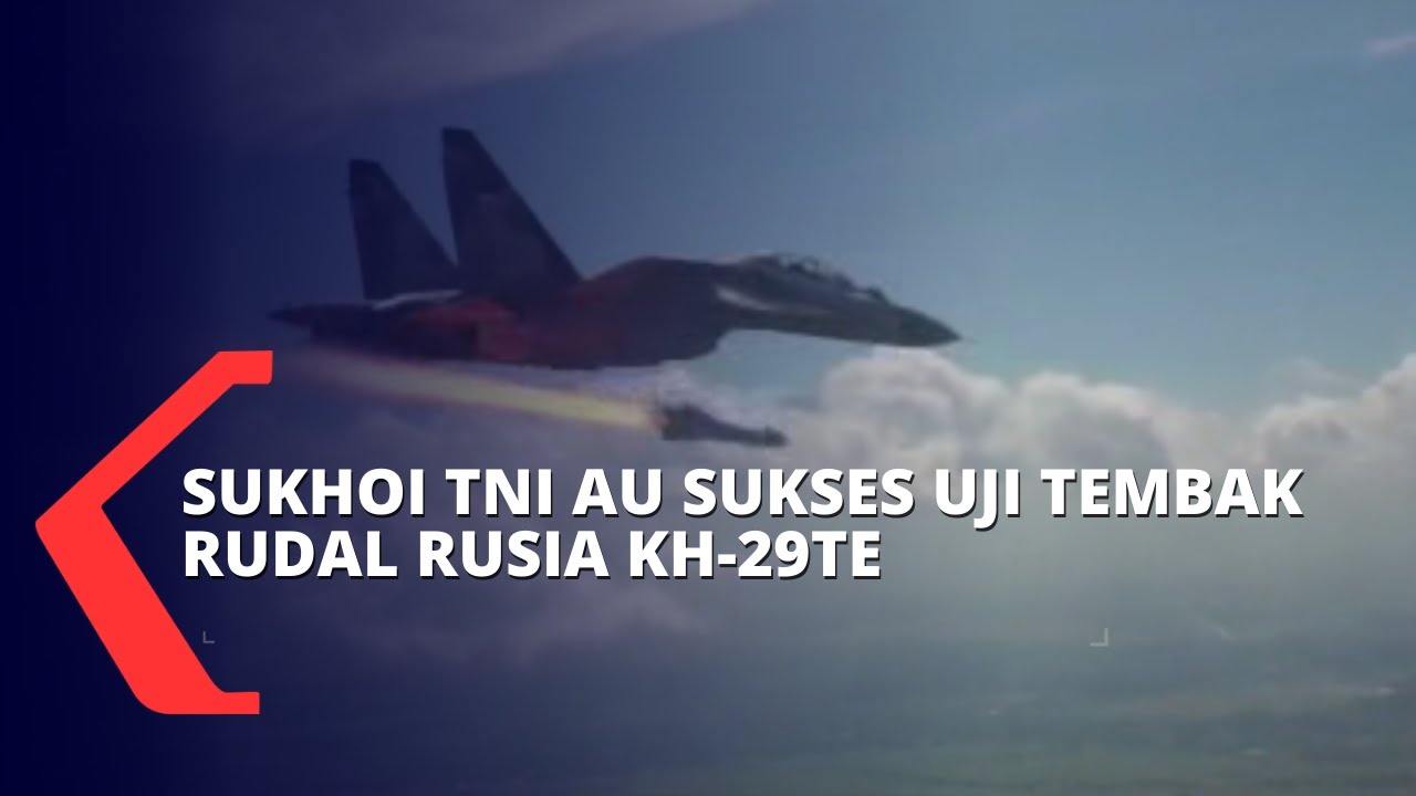 Pesawat Sukhoi TNI AU Sukses Uji Tembak Rudal Rusia KH-29TE - YouTube