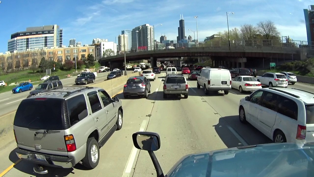 4023 Chicago rush hour traffic - YouTube