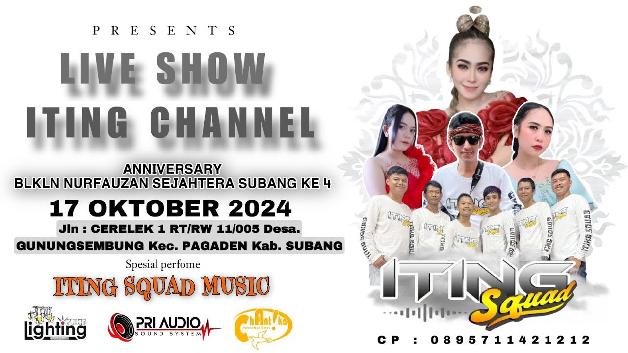 🔴 LIVE ITING SQUAD | Anniversary BLKLN Nurfauzan Sejahtera ke4 ...