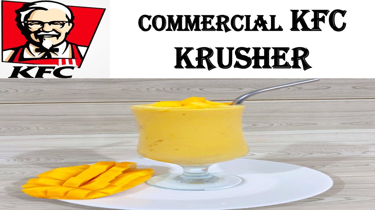 KFC Mango Krushers . Delights your child's with the amazing bite of ...