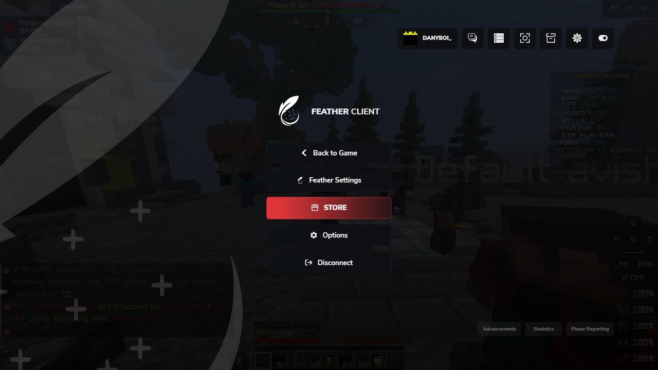 Pvp practice on Chicken! - YouTube