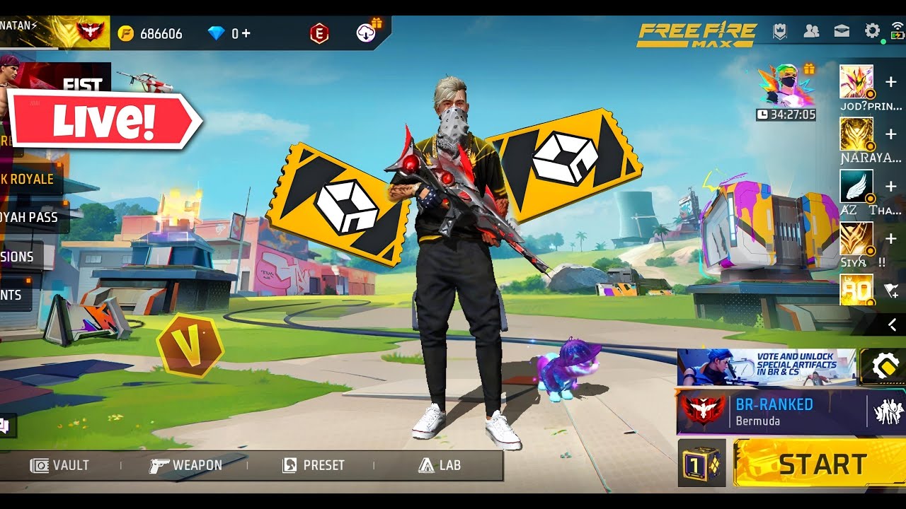 GO 150K SUBSCRIBERS 🤩PLAYING WITH SUBSCRIBERS💀 SID ARMY #freefireprank #freefirelive # ...