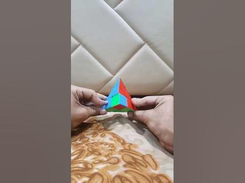 How to make Easy Pattern On Pyraminx Cube #shorts #support #subscribe #rubikcube #youtubeshorts# ...