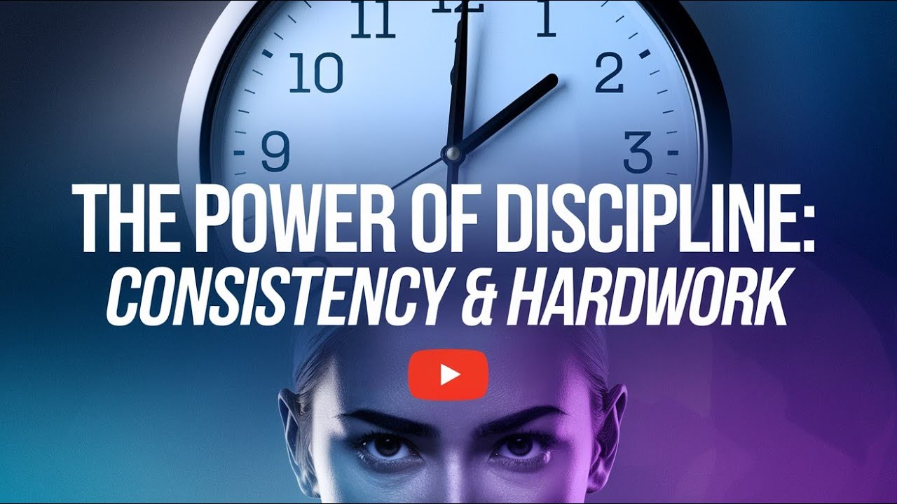 The power of discipline: Consistency and hard work - YouTube