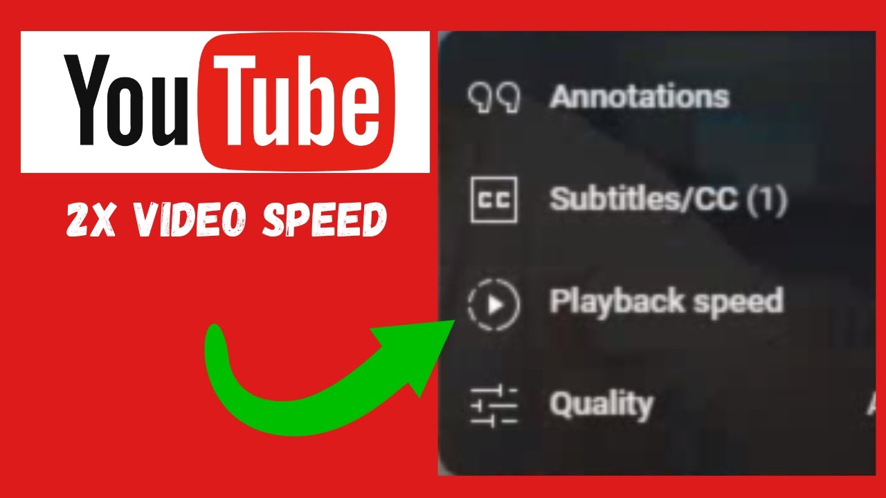 How to 2x Speed YouTube Video on Laptop/PC 2024 - YouTube