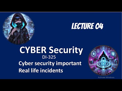 Lecture 4: Cyber important real life incidents :Cybersecurity:DI-325 ...