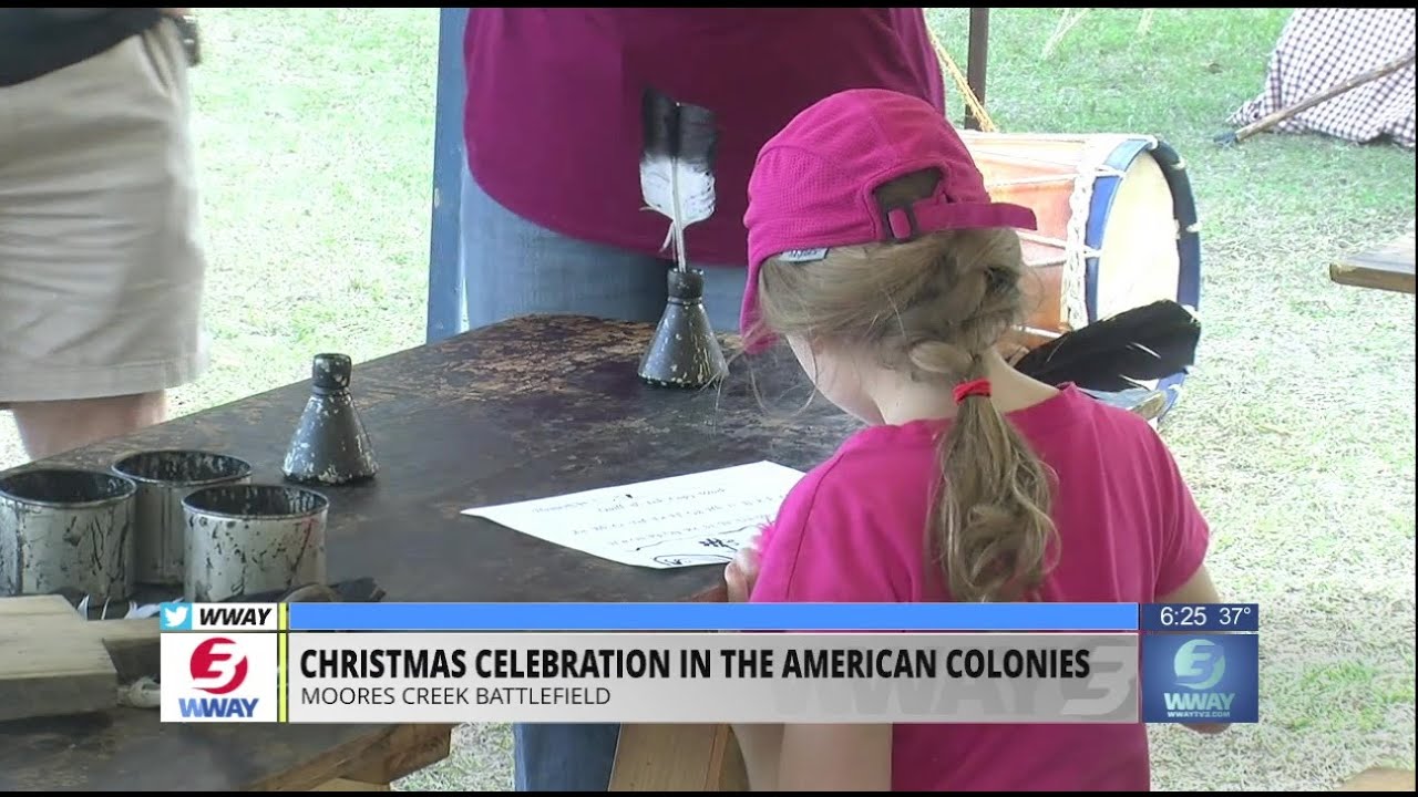 Christmas celebration in the American Colonies - YouTube