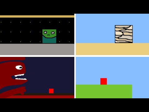 Red Cube 4 | All bosses - YouTube