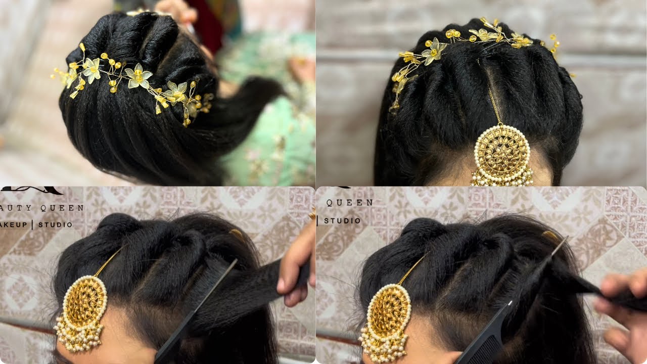 Best Hairstyle Hack For Beginners | back combing comb se Hairstyle ...