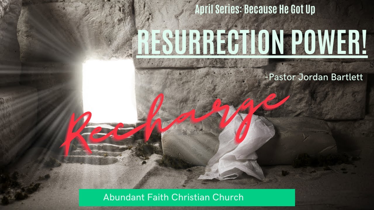 Mid-Week Recharge | Resurrection Power cont'd - YouTube