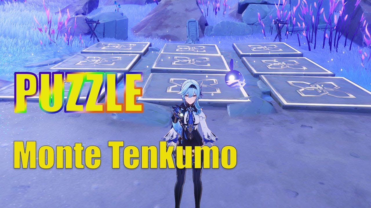 PUZZLE NO MONTE TENKUMO 【Genshin Impact】 - YouTube