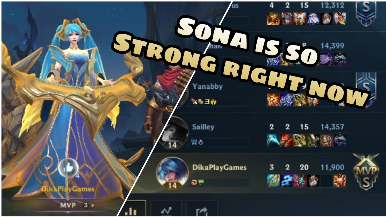 THIS IS WHY YOU SHOULD PLAY SONA IN RANK | Sona gameplay | LOL WILD ...