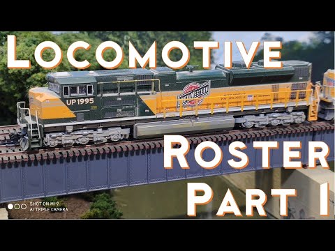 Locomotive Roster Part 1 - Model Train Layout Built for Operations and ...