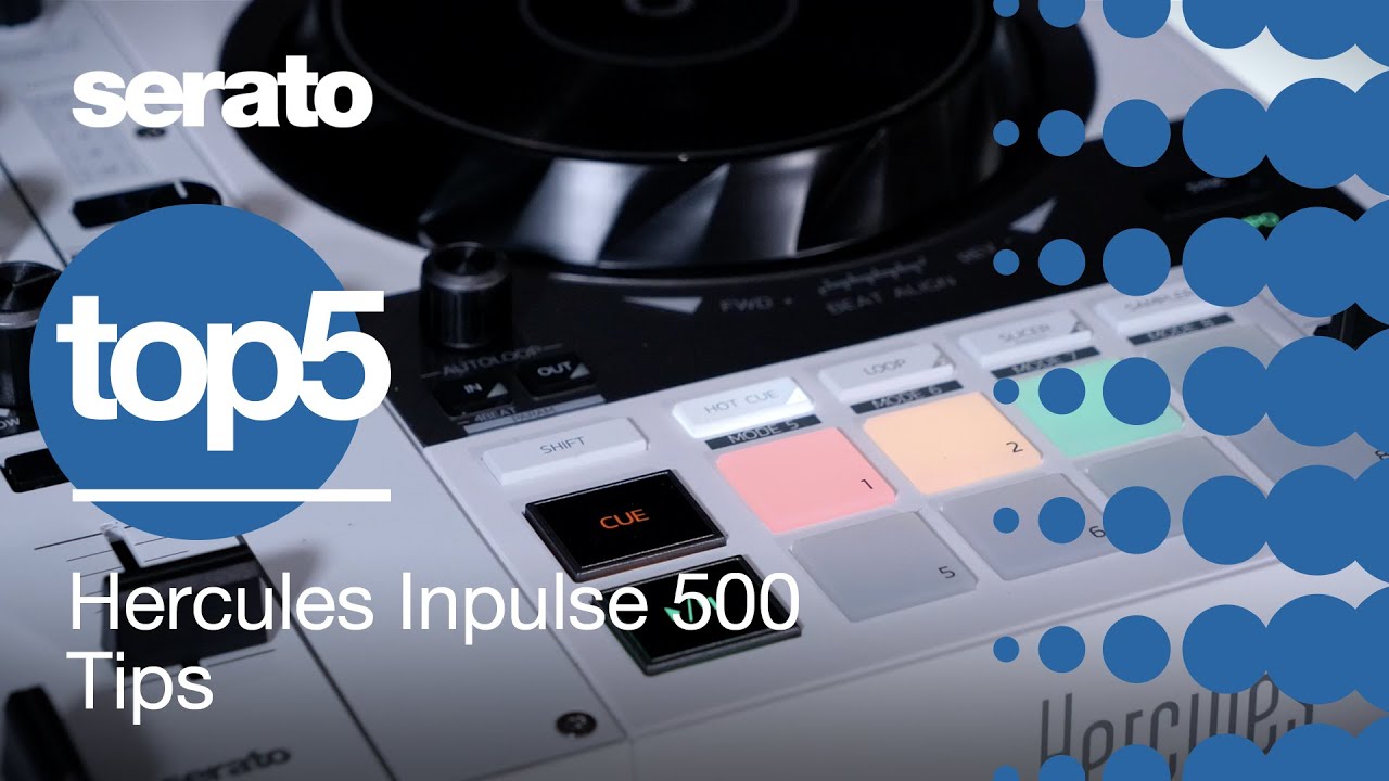 Top 5 | Hercules DJControl Inpulse 500 Features - YouTube