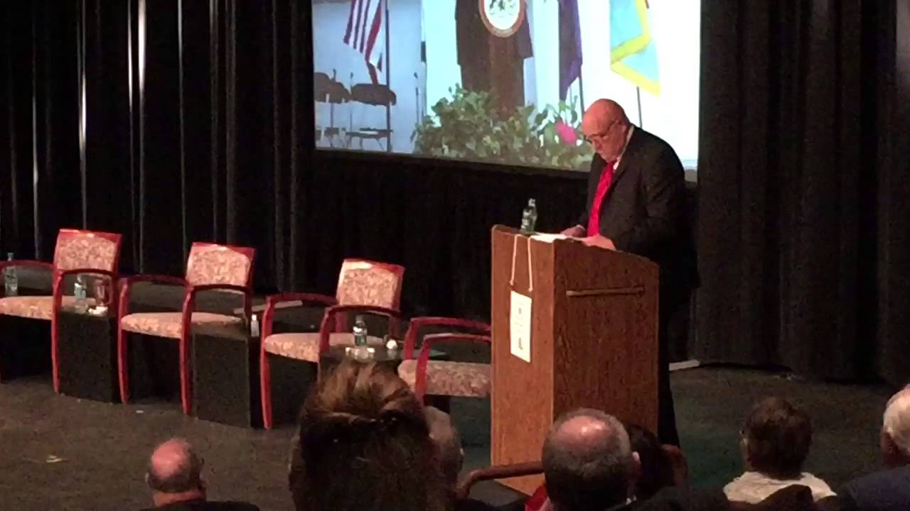 Part of Supervisor Hyland's retirement speech! We will miss you Gerry ...